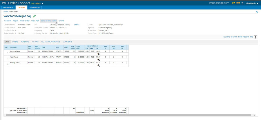 WO Order Connect - WideOrbit