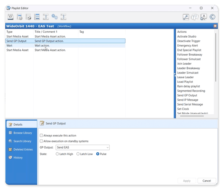 Automating EAS Messages in WO Automation for Radio - WideOrbit