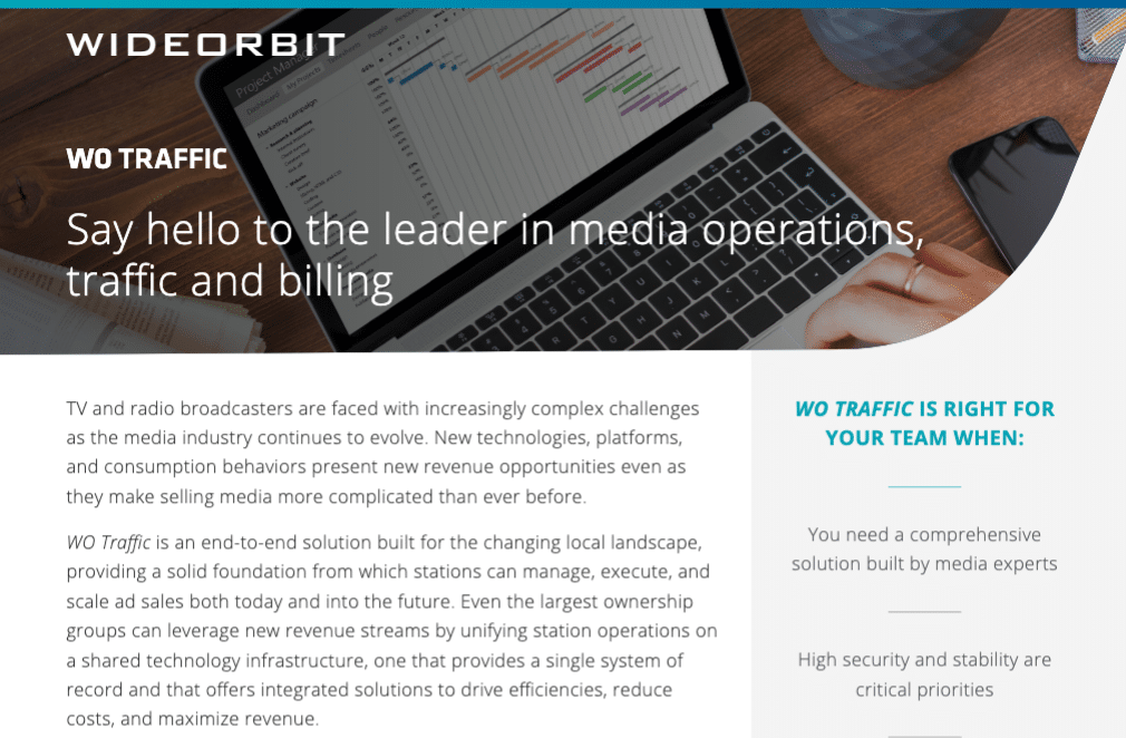 WO Traffic | WideOrbit